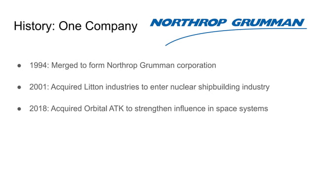 EECS 441 Company Presentation - Northrop Grumman | PPT