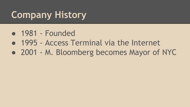 Eecs497 bloomberg presentation | PDF