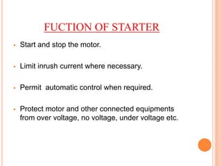 Automatic DC strarters | PPTX