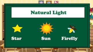 TYPES AND SOURCES OF LIGHT. SCIENCE . GRADE 3 | PPTX