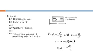 design of chock coil | PPTX