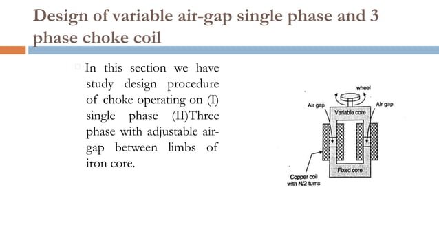 design of chock coil