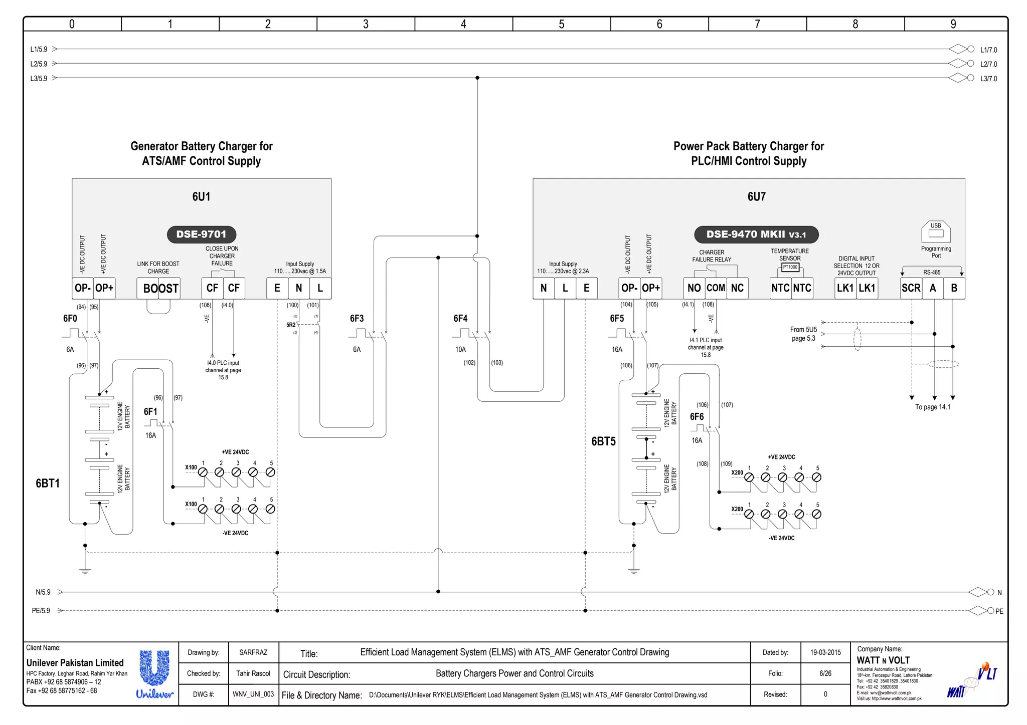 Efficient Load Management System (ELMS) with ATS_AMF Generator Control ...