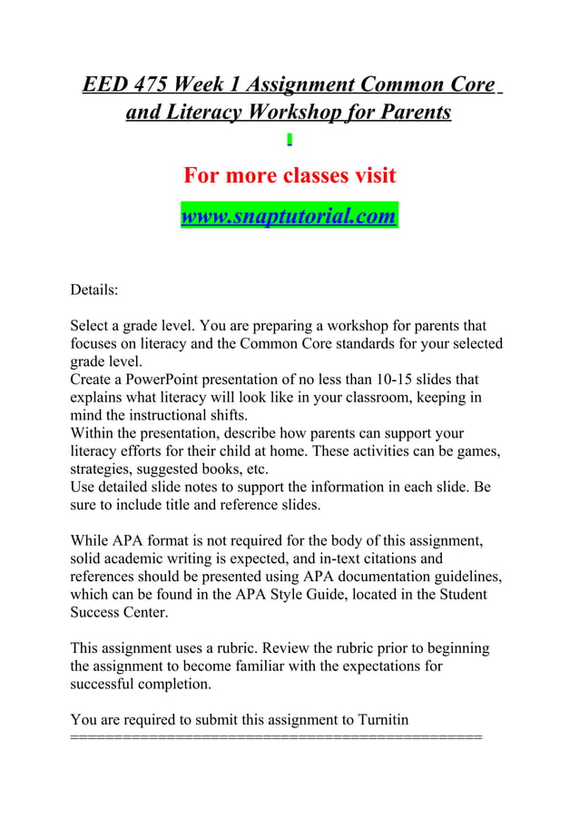 Eed 475 Enhance teaching-snaptutorial.com