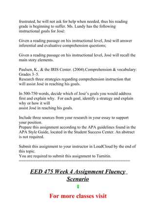 Eed 475 Enhance teaching-snaptutorial.com