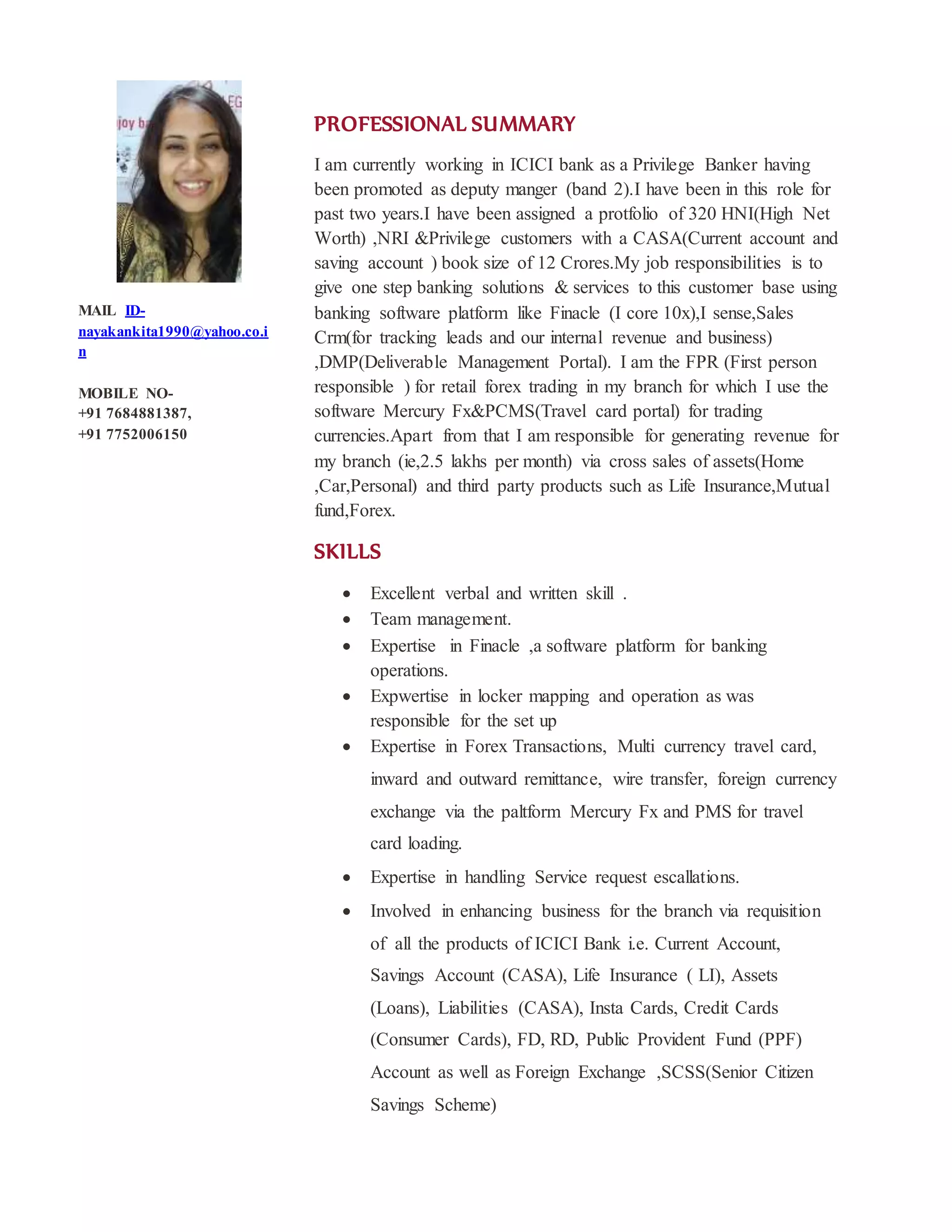Resume ANKITA NAYAK | DOCX