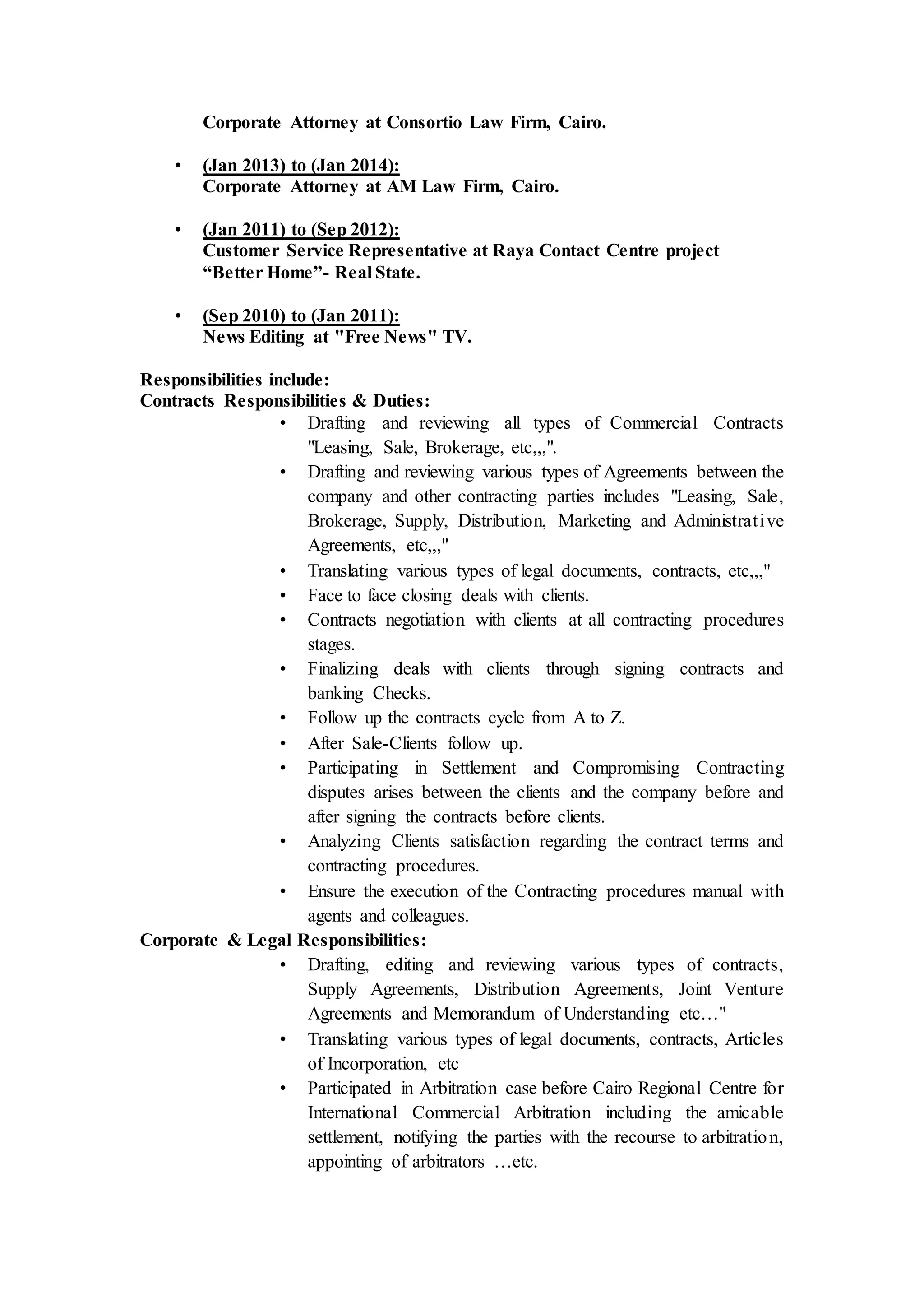 Hossam CV 2016 | DOCX