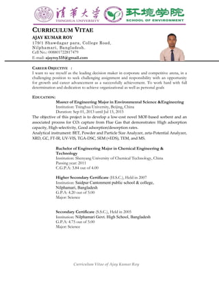 AJAY CV | PDF