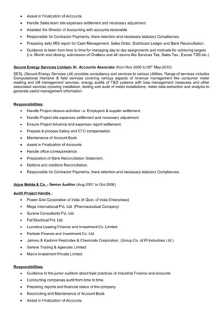 PANKAJ KUMAR AGGARWAL-CV -NEW-1 | DOC | Business Accounting & Finance | Business