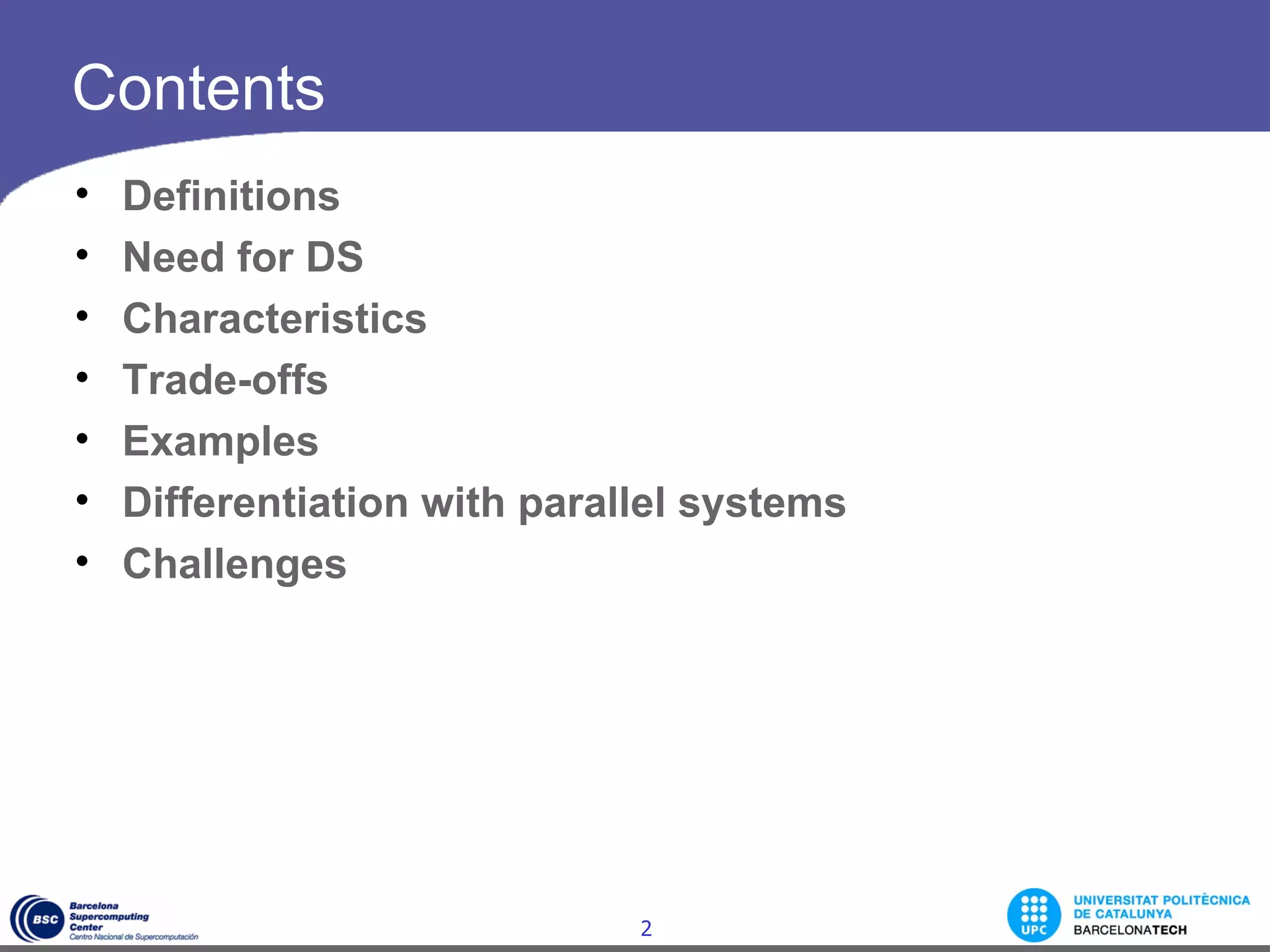 EEDC - Distributed Systems | PPT | Computer Networking | Computing