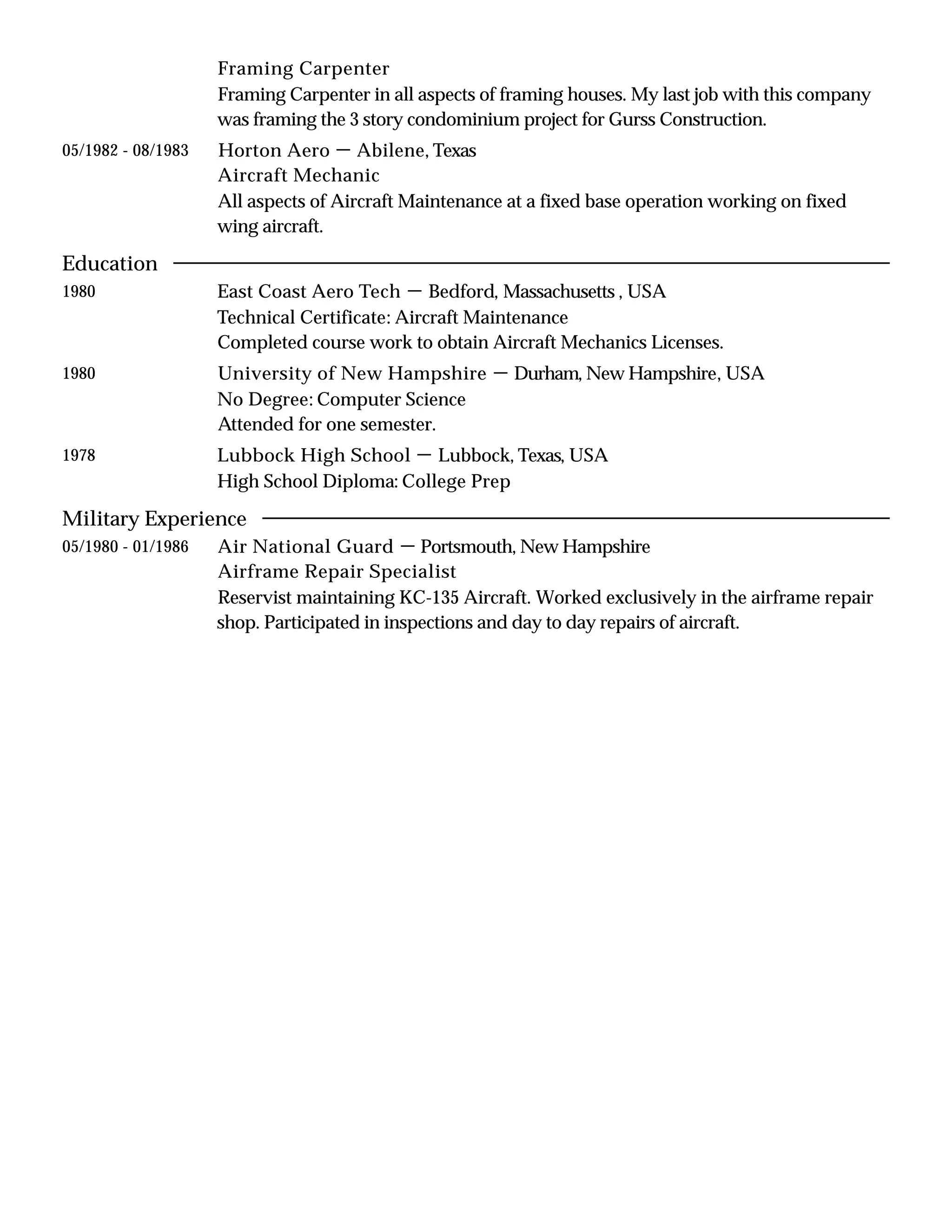 Sheldon B Greene Resume 1 | PDF