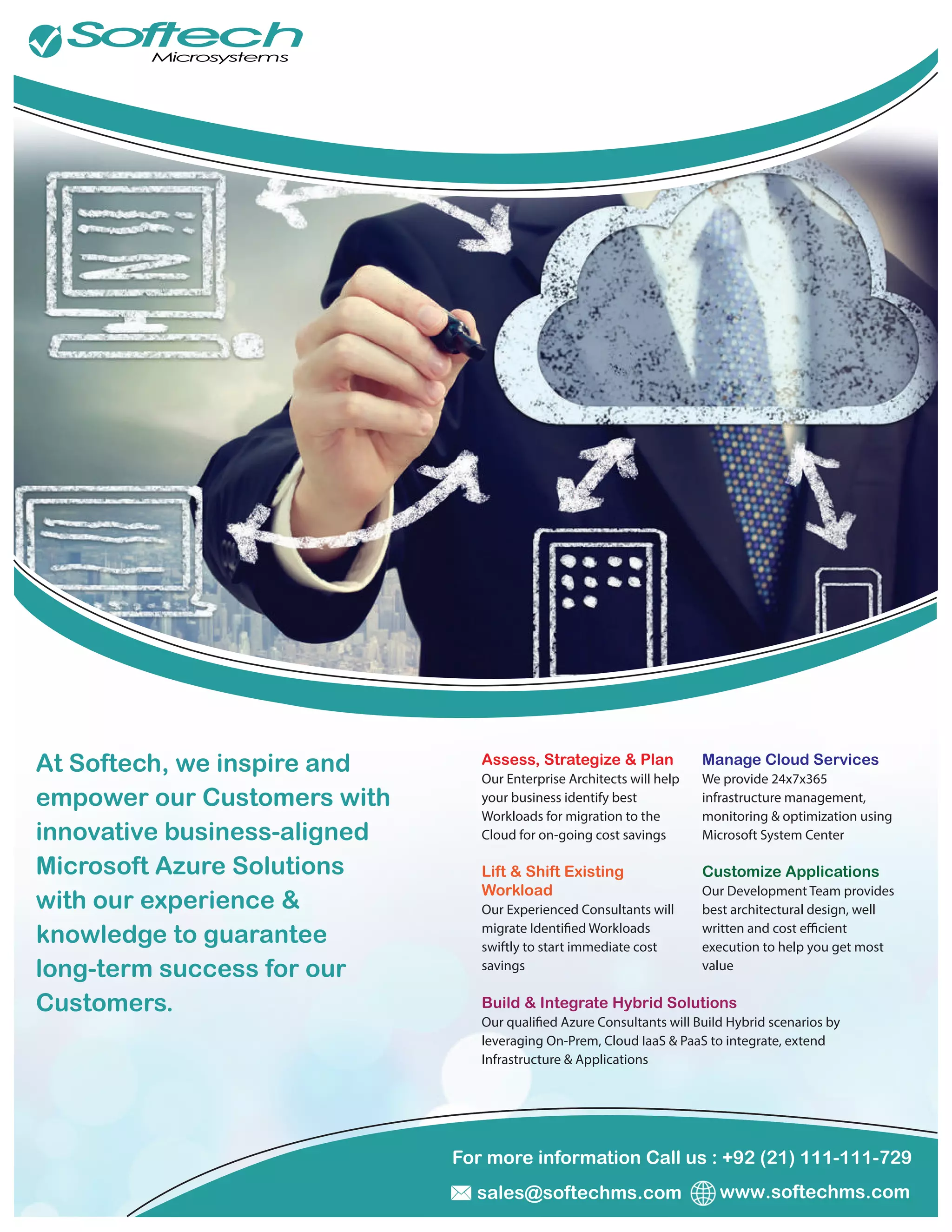 Softechms Azure services brochure | PDF