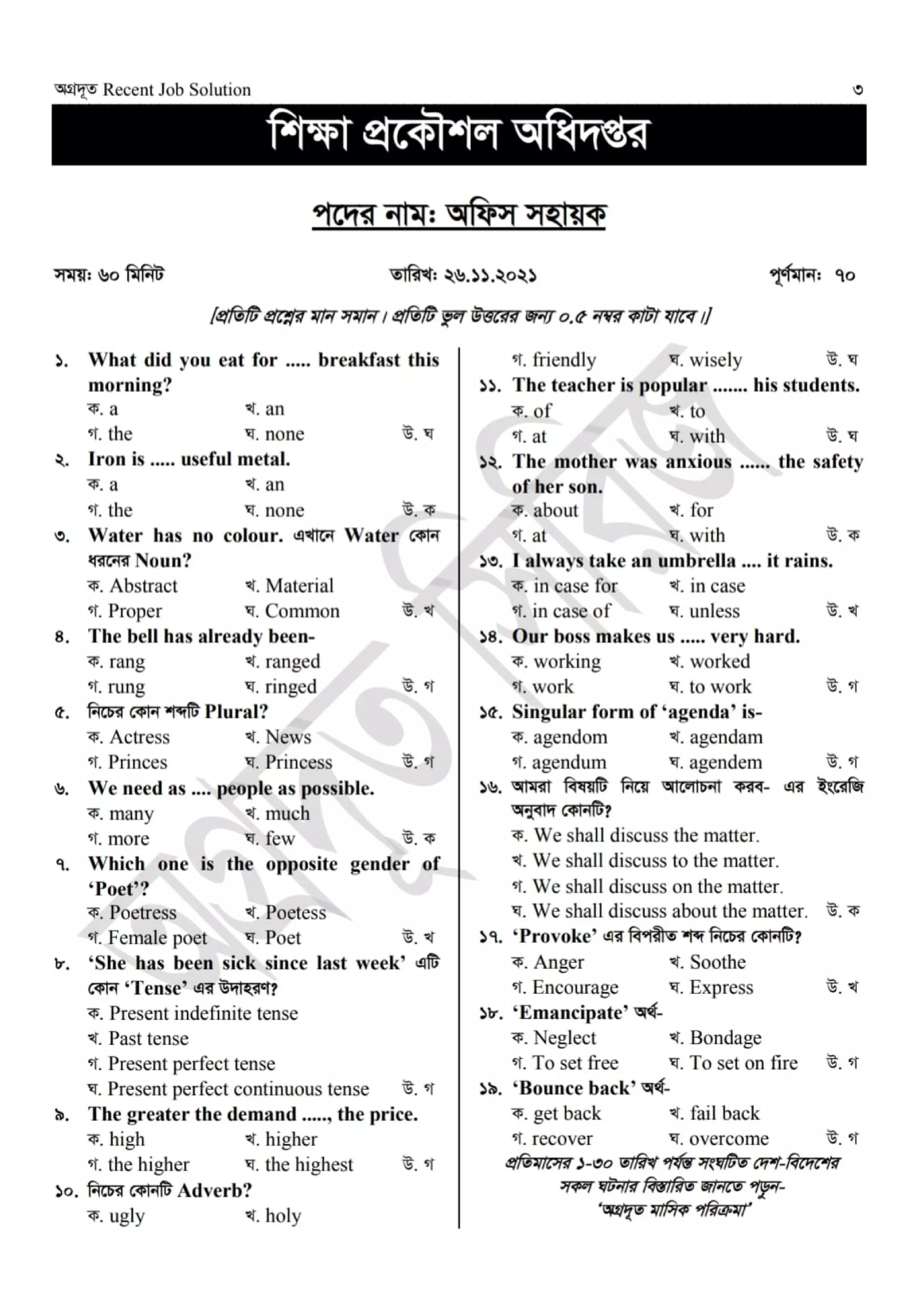Eedmoe question-solution-2021 | PDF