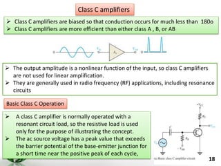 Eedp lect 06 amplifiers_3_classes | PPT