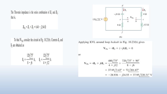 Electrical Circuit Analysis (AC circuit) | PPT