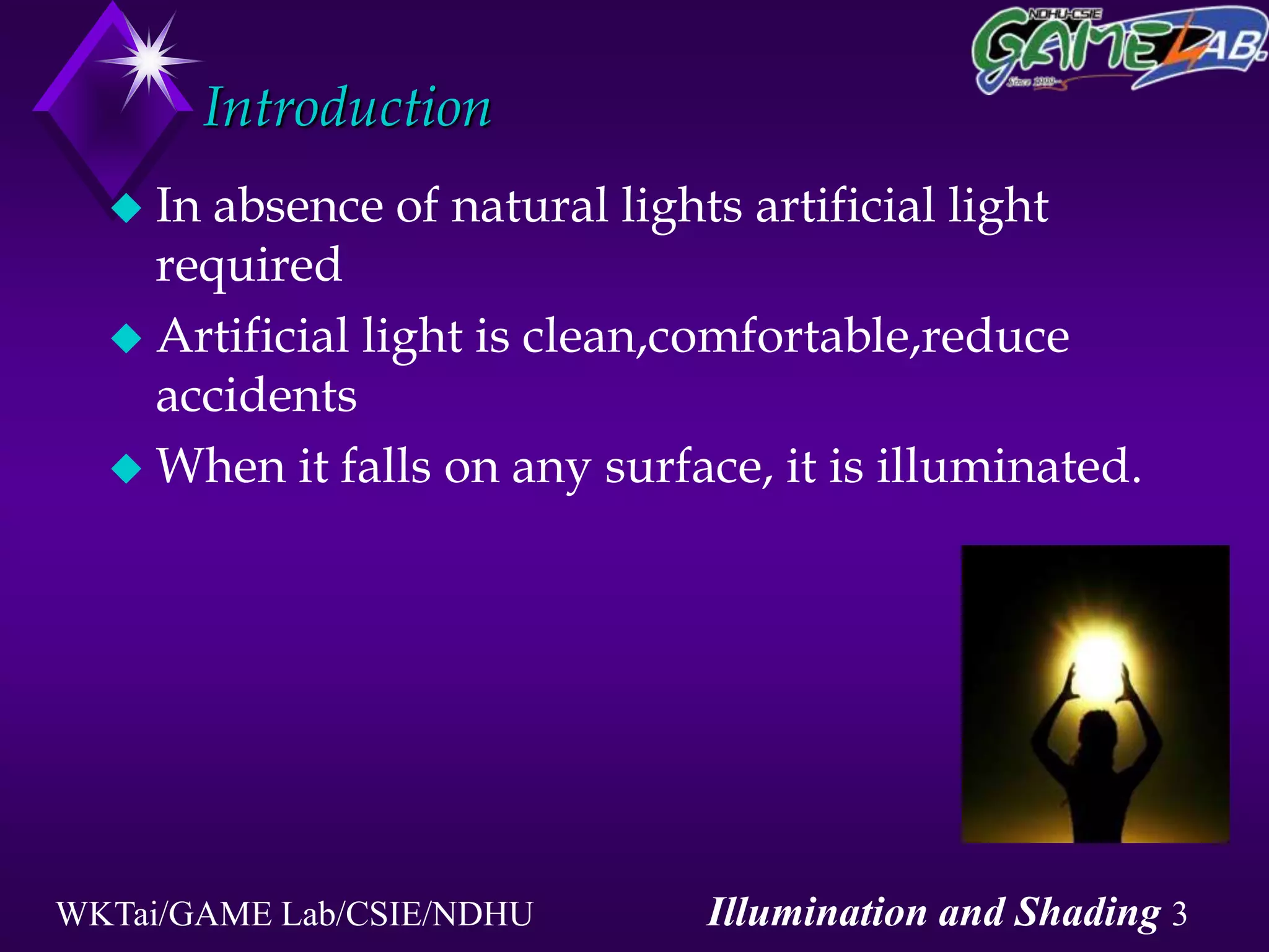 ILLUMINATION & LIGHTING | PPTX