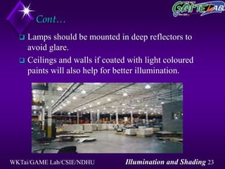 ILLUMINATION & LIGHTING | PPTX