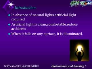 ILLUMINATION & LIGHTING | PPTX