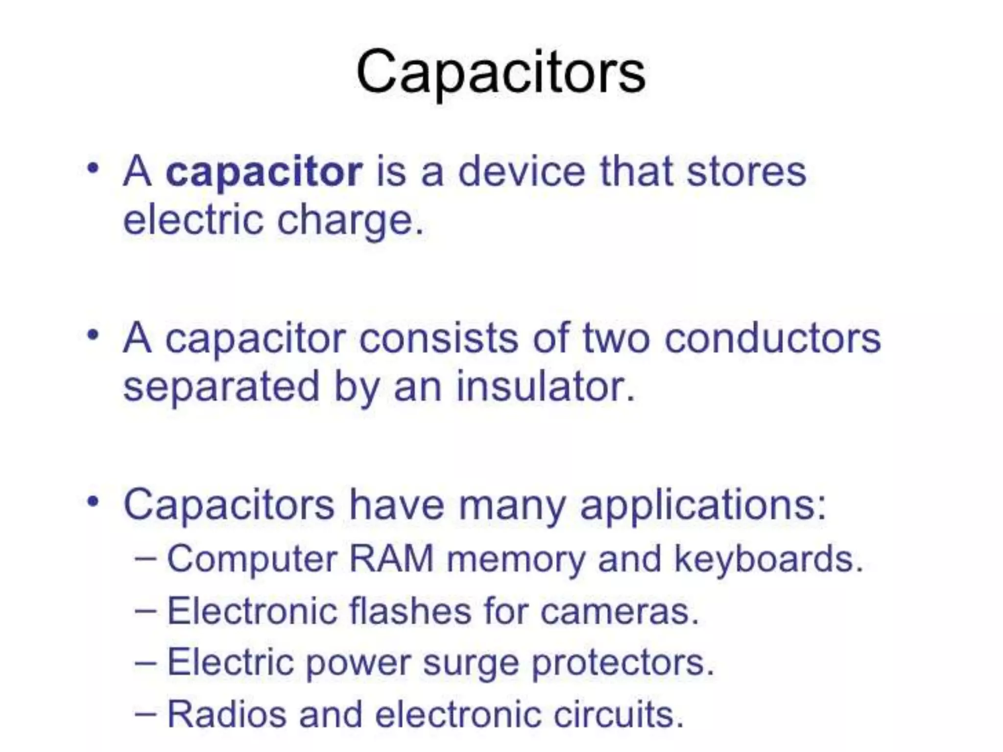 EEE Introduction to Capacitors and Charging and Discharging of ...