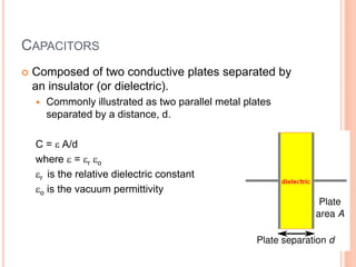EEE Introduction to Capacitors and Charging and Discharging of ...