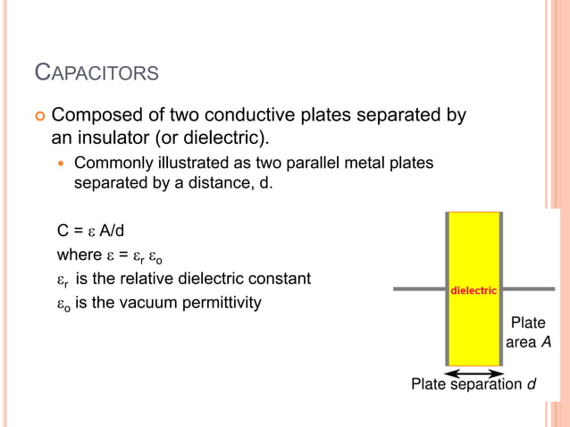 EEE Introduction to Capacitors and Charging and Discharging of capacitors. | PPTX