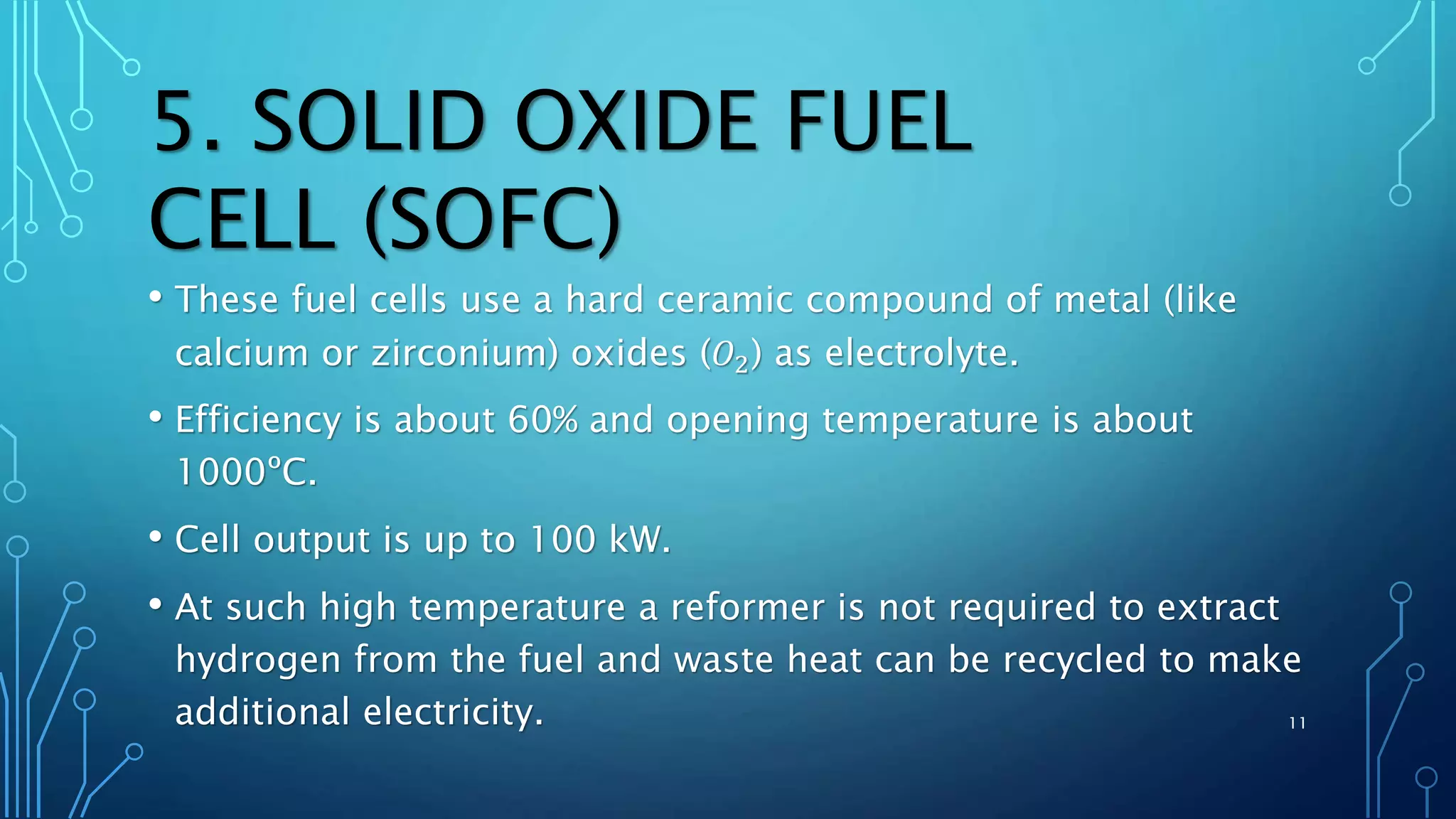 Principle and types of Fuel cells | PPTX