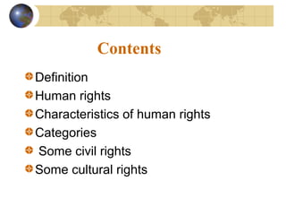 civil and human rights | PPT