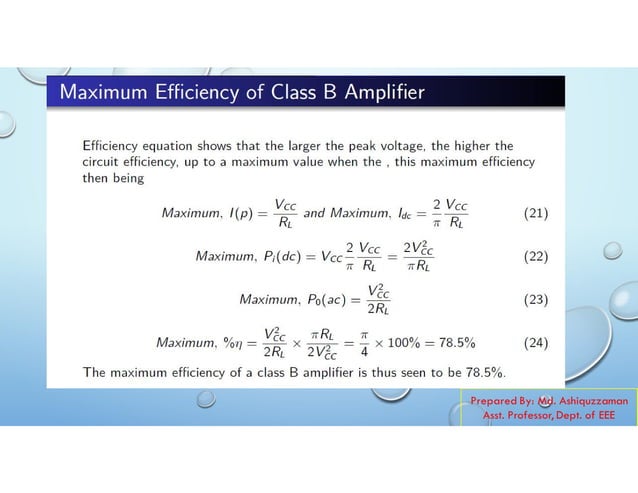 Eee 223 power-amplifiers | PDF | Physics | Science