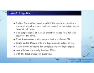 Eee 223 power-amplifiers | PPT