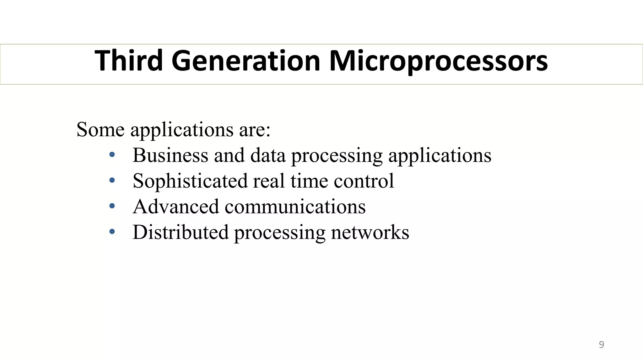 Evolution Of Microprocessor Pptx Computing Technology And Computing