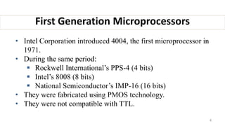 Evolution of Microprocessor | PPTX