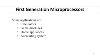 Evolution of Microprocessor | PPTX