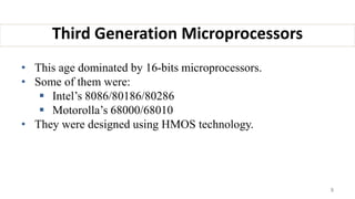 Evolution of Microprocessor | PPTX | Computing | Technology & Computing