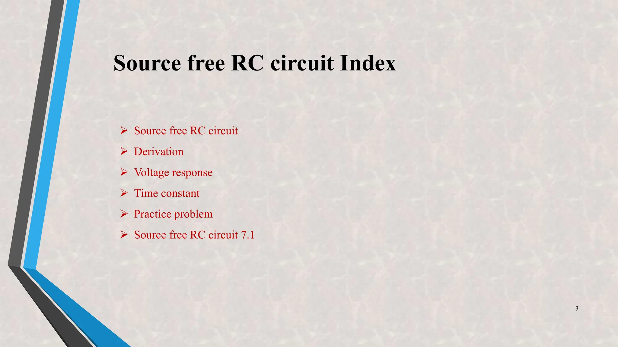 Source Free RC Circuit | PPTX