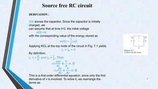 Source Free RC Circuit | PPTX