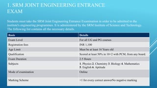 Engineering Entrance Exam | PPTX