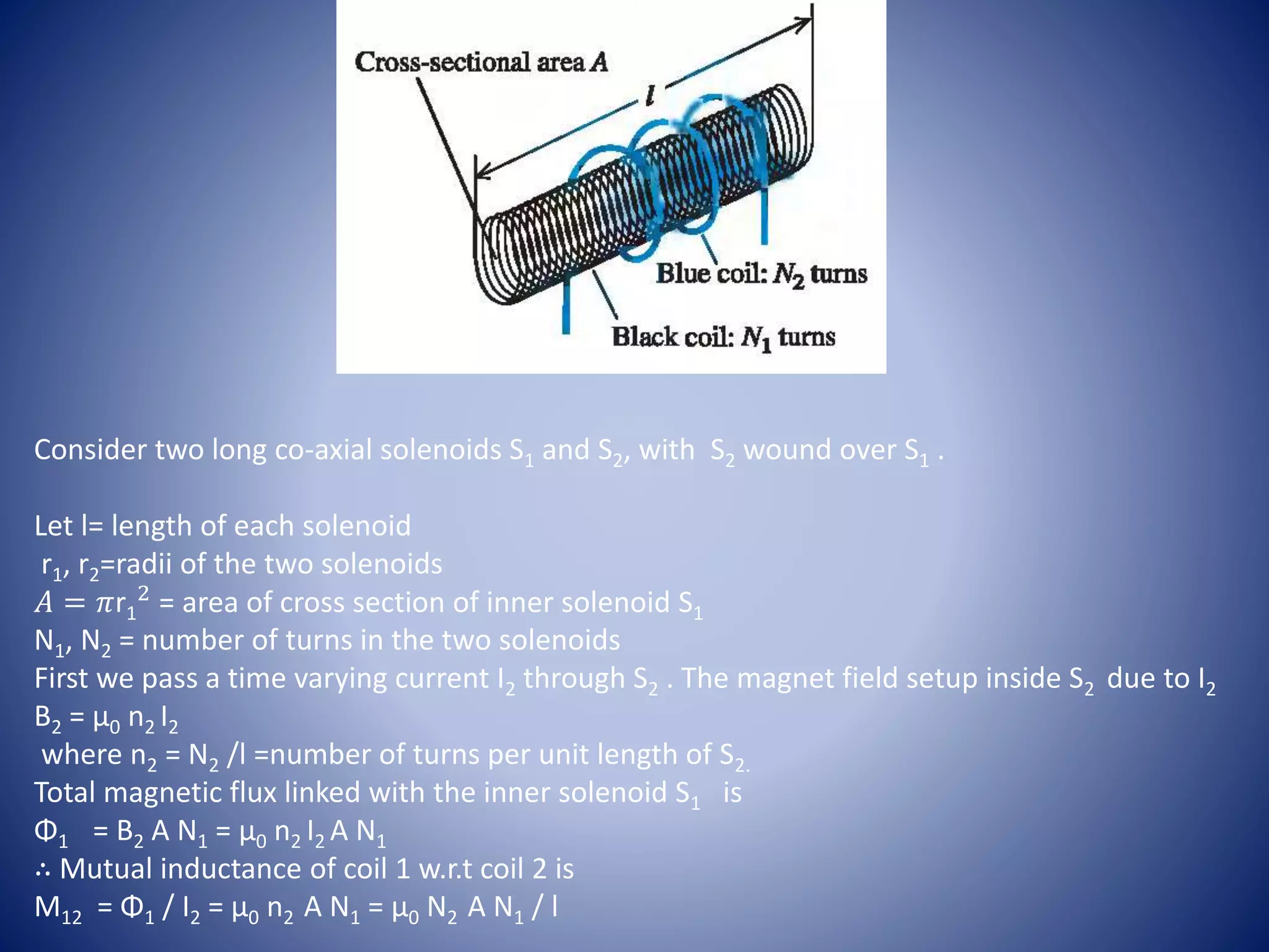 self inductance , mutual inductance and coeffecient of coupling | PPTX