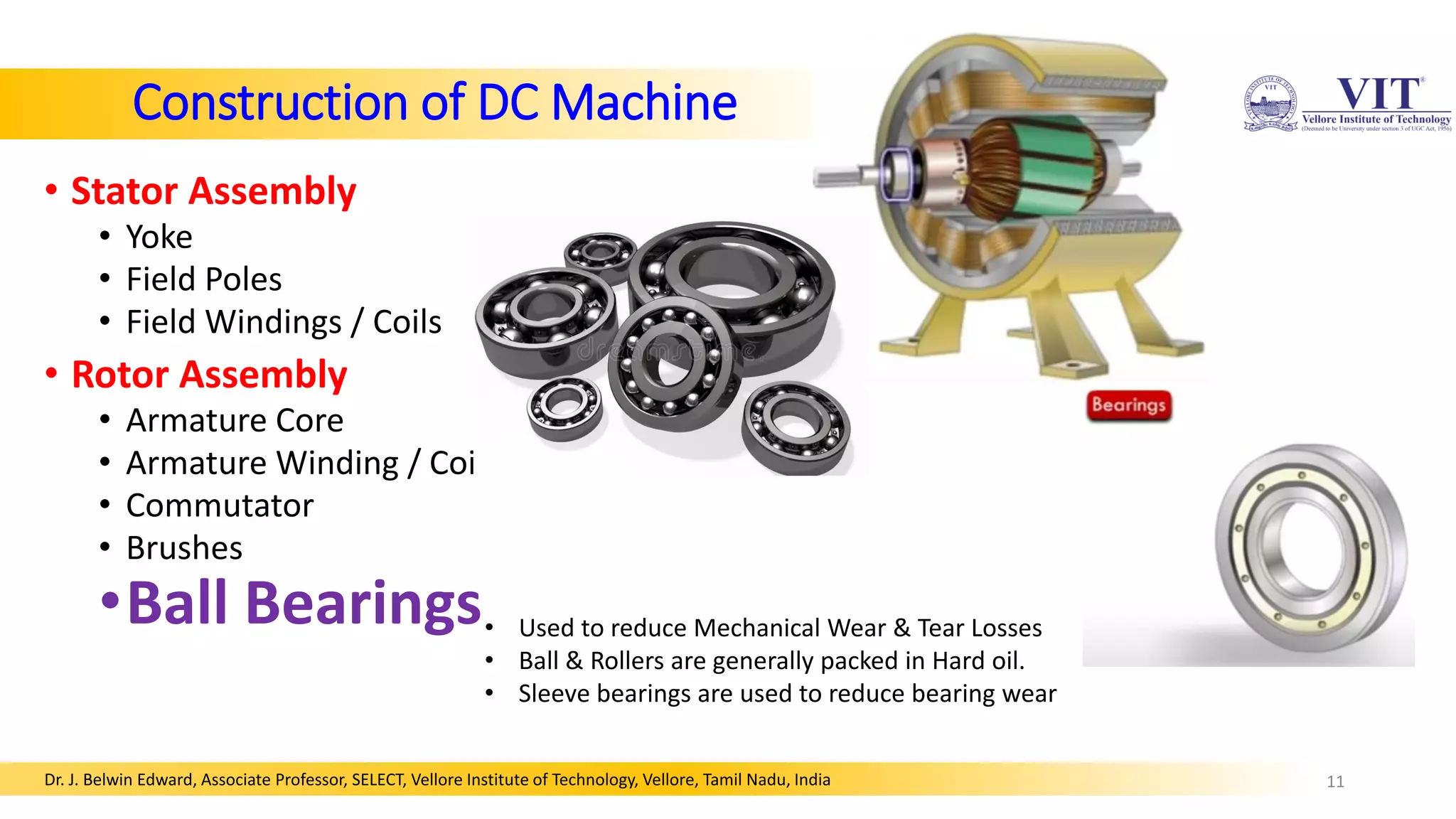 DC machine construction | PDF