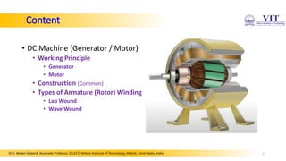 DC machine construction | PDF