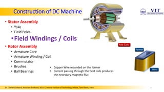 DC machine construction | PDF