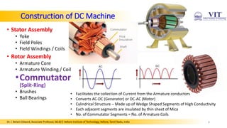 DC machine construction | PDF