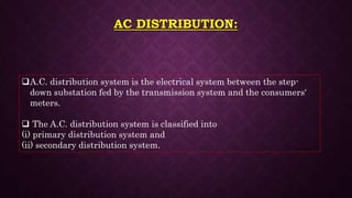 Transmission & Distribution of Electric Power .pptx