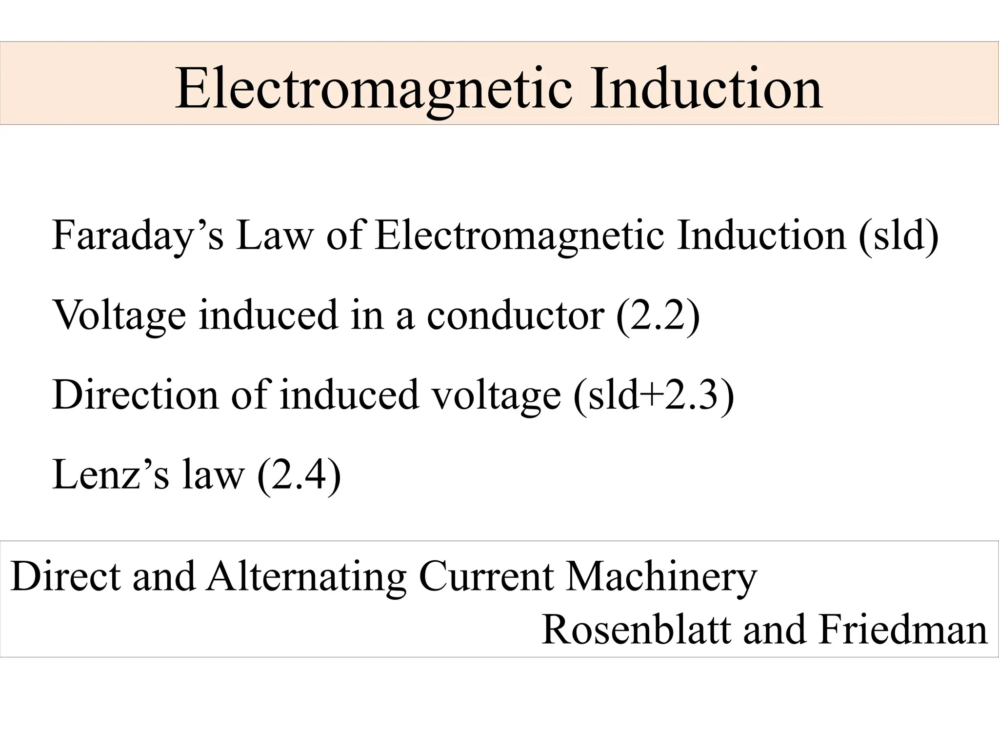 Electrical machine 1 slide EEE 233 | PPTX