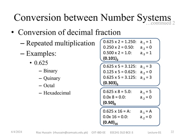 DLD lecture notes dld notes chapter 1 .pptx