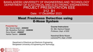 Meat freshness detection system using machine learning models.pptx