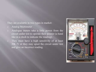 Eee 326 measurement and instrumentations | PPTX | Physics | Science