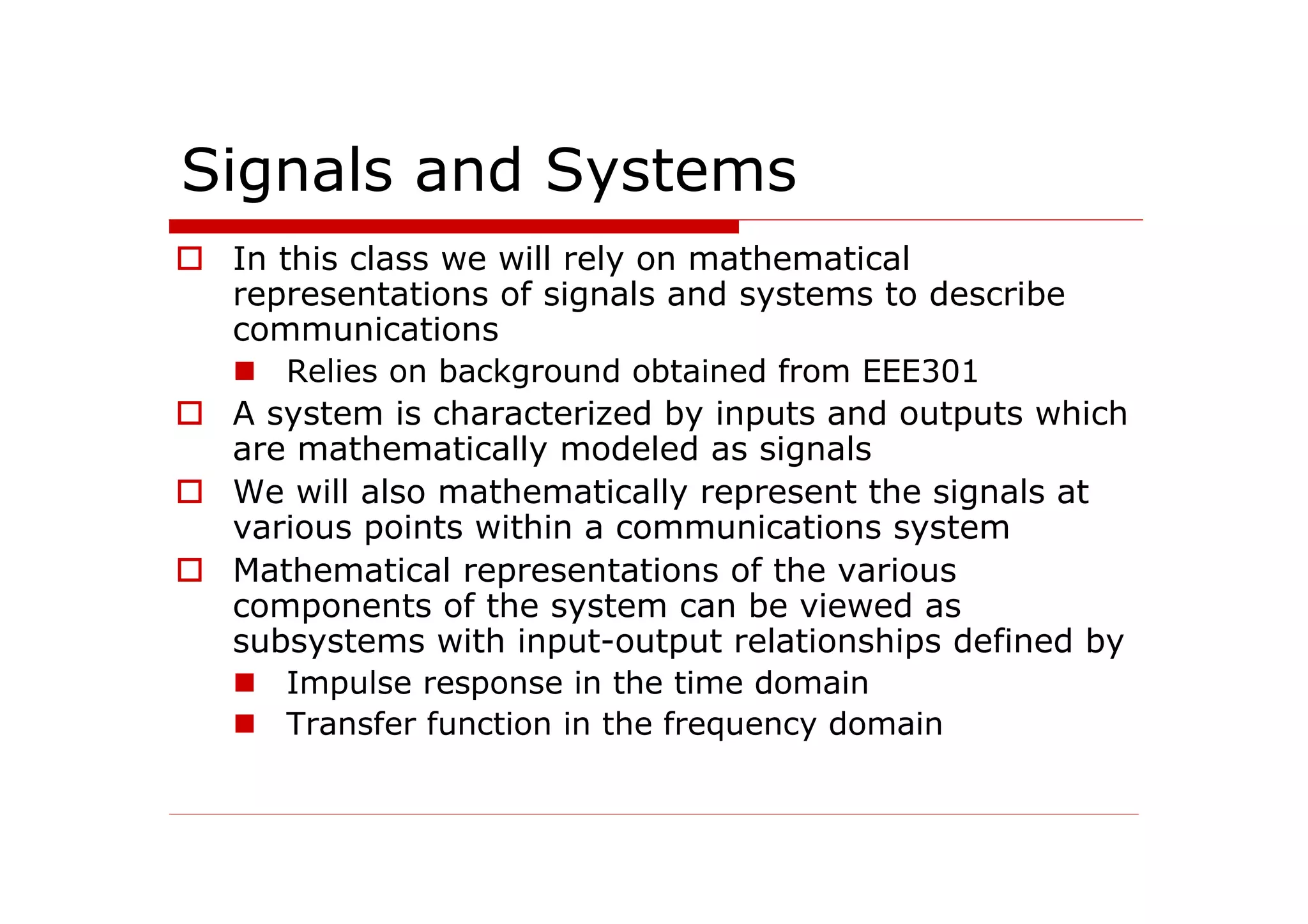 Introduction to Communication Systems 2 | PDF
