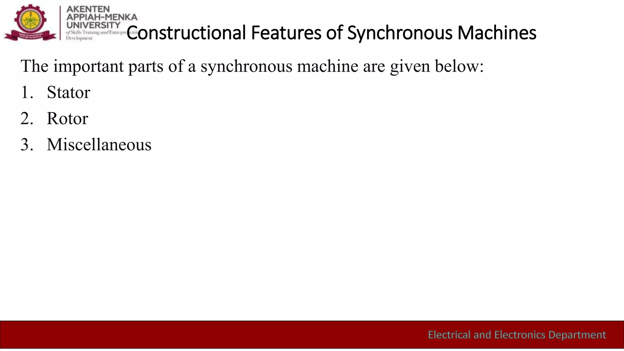 Introduction to AC Machines | PPTX