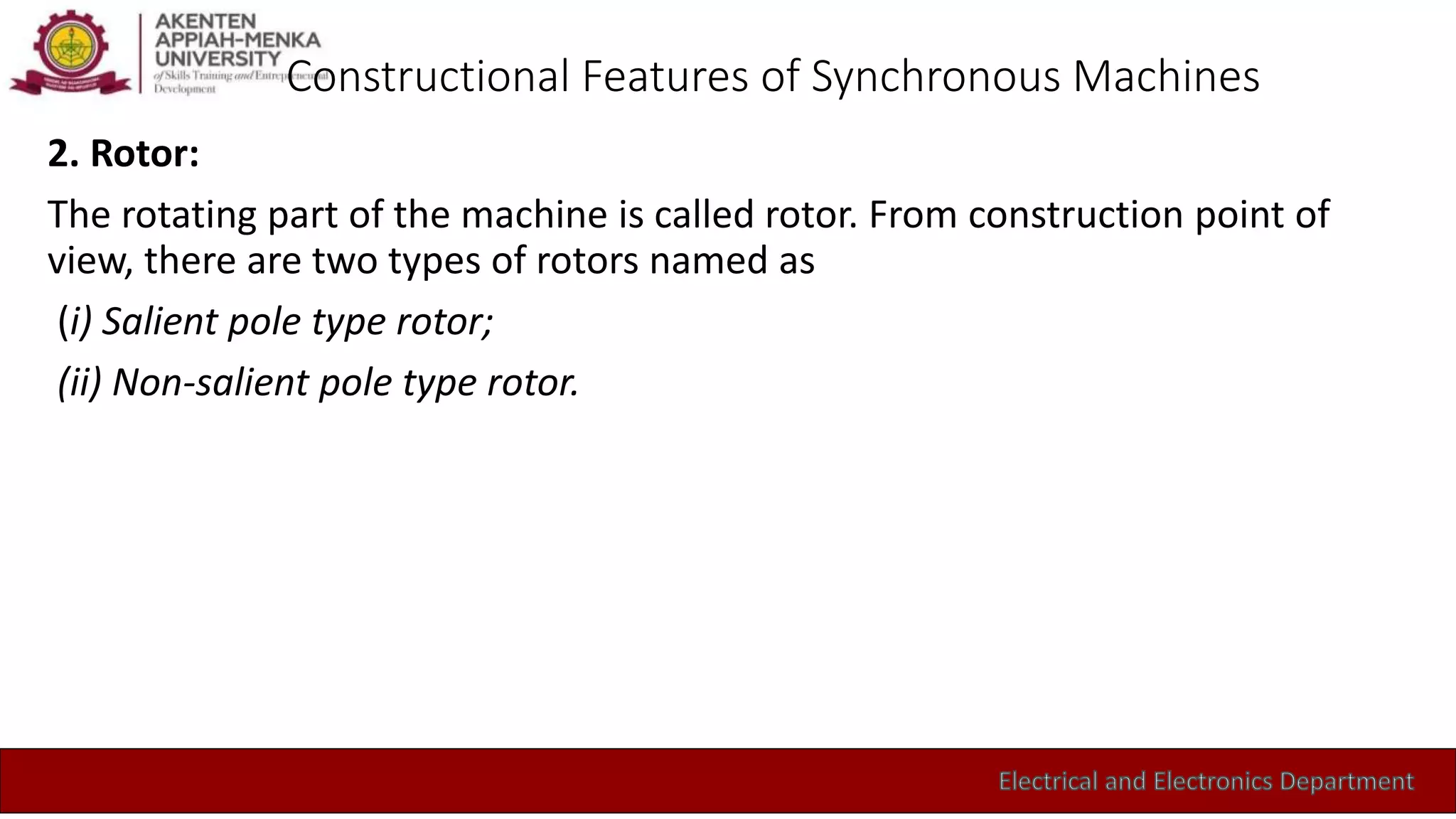 Introduction to AC Machines | PPTX