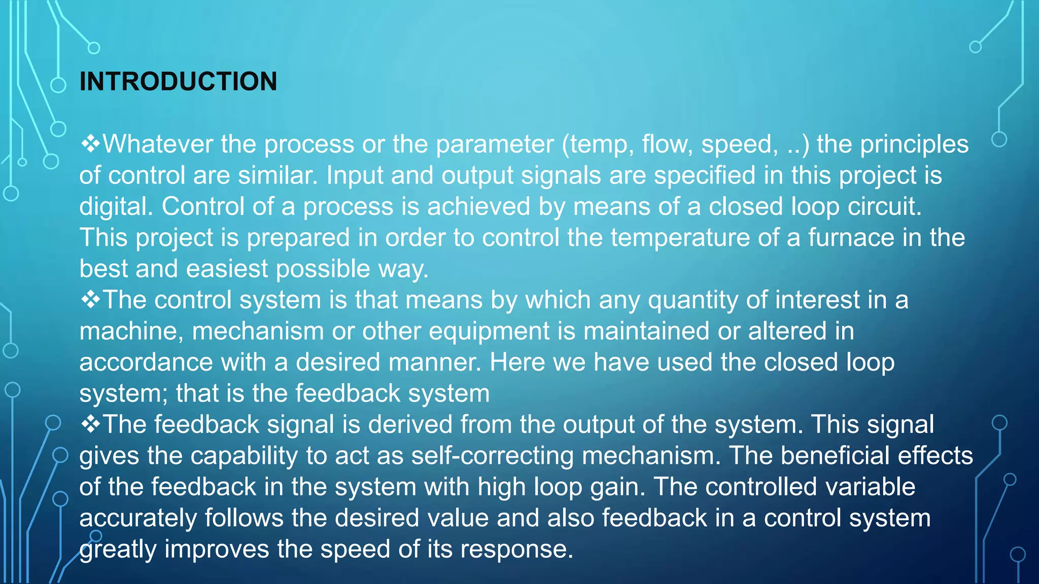 Temperature Control System Using Pid Controller | PPTX